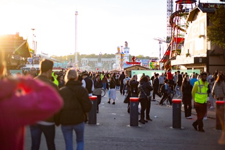 Hundreds Thousands Visit Oktoberfest 2022 On Editorial Stock Photo ...
