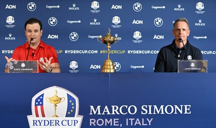 Ryder Cup 2023 press conference, Rome, Italy - 04 Oct 2022 Stock ...