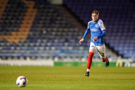 Portsmouth Defender Zak Swanson During Efl Editorial Stock Photo ...