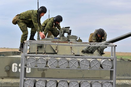 Russian Conscripts Attend Military Training Ground Editorial Stock ...