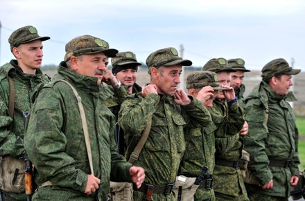Russian Conscripts Attend Military Training Ground Editorial Stock ...