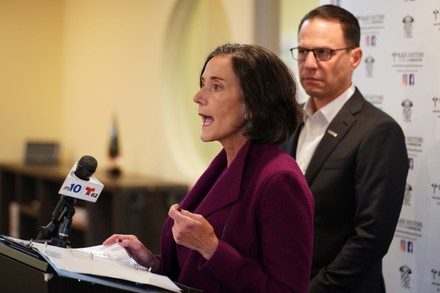 Dr Val Arkoosh Speaks Along Side Editorial Stock Photo - Stock Image ...