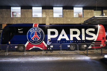 Paris Saint Germain Team Bus Seen Editorial Stock Photo - Stock Image ...