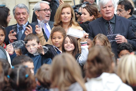 French First Lady Valerie Trierweiler Son Editorial Stock Photo - Stock ...