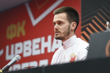 Midfielder Mirko Ivanic Crvena Zvezda Participates Editorial Stock ...