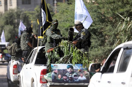 Militants Alquds Brigades Military Wing Palestinian Editorial Stock ...