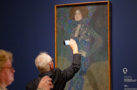 People Visit Exhibition Featuring Artworks By Editorial Stock Photo ...
