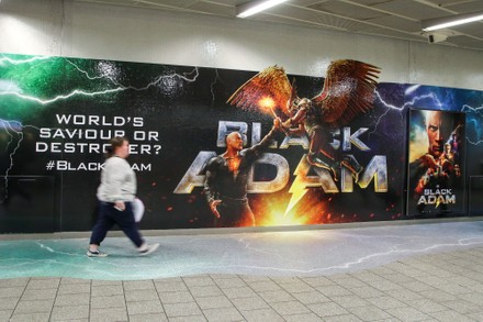 Large Advert Black Adam Superhero Film Editorial Stock Photo - Stock ...
