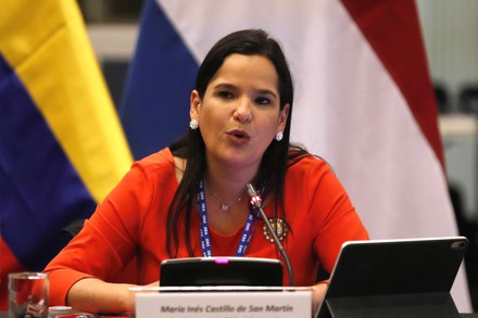 Minister Development Panama Maria Ines Castillo Editorial Stock Photo ...