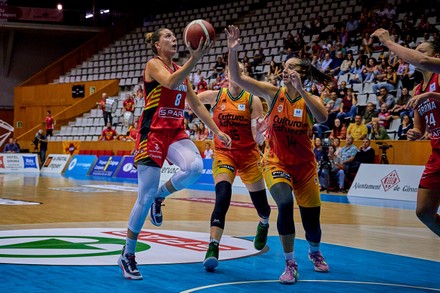 Laia Flores Spar Girona Action During Editorial Stock Photo - Stock ...