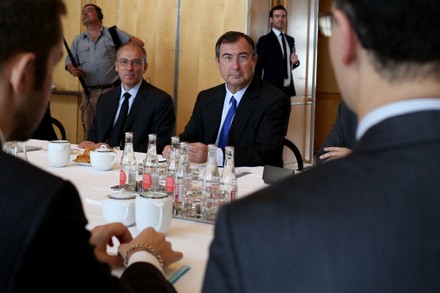 Meeting focused on telecom at Economy Ministry - Paris, France - 17 Jul ...