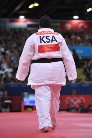 Veiled Judoka Wojdan Shaherkani Saudi Arabia Editorial Stock Photo ...