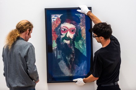 Marc Chagall's 'Portrait of His Father' at Phillips, LONDON, UK - 06 ...
