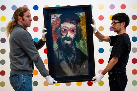 Marc Chagall's 'Portrait of His Father' at Phillips, LONDON, UK - 06 ...