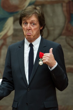 Sir Paul Mccartney Receives Legion Honour Editorial Stock Photo - Stock ...