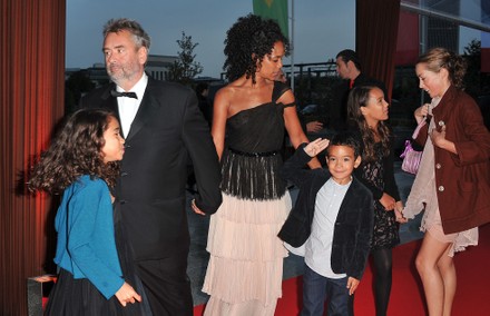 Luc Besson His Family Attending La Editorial Stock Photo - Stock Image ...