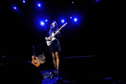 Indiepop Singersongwriter Oska Performs Live Alcatraz Editorial Stock ...
