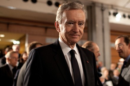 Global Luxury Retailer Lvmh Chairman Bernard Editorial Stock Photo ...