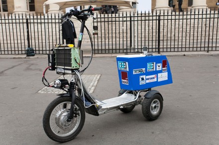 Bekane H2 Hydrogenpowered Scooter Invented By Editorial Stock Photo ...
