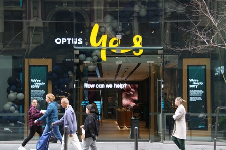 Optus Store On George Street Editorial Stock Photo - Stock Image ...