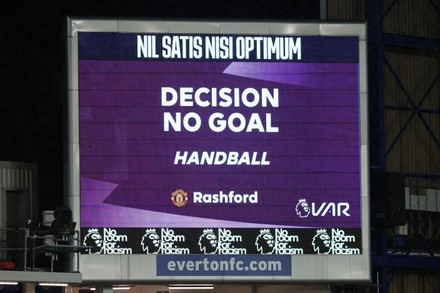 Var Screen Decision No Goal Regarding Editorial Stock Photo - Stock ...
