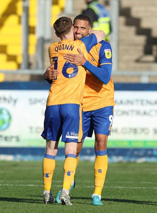 Jordan Bowery Mansfield Town Celebrates Scoring Editorial Stock Photo ...