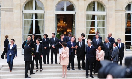 Group Photograph New French Government Taken Editorial Stock Photo ...