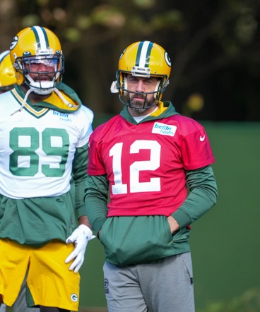 Green Bay Packers Quarterback Aaron Rodgers Editorial Stock Photo ...
