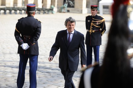 Jean Louis Borloo Arrives Invalides Courtyard Editorial Stock Photo ...