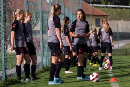 Denmark U19 Football Training Session, Poprad, Slovakia - 07 Oct 2022 ...