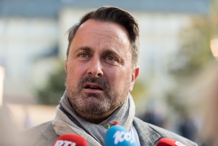 Prime Minister Luxembourg Xavier Bettel Speaks Editorial Stock Photo ...