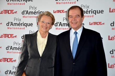 Michele Alliotmarie Her Husband Patrick Ollier Editorial Stock Photo ...