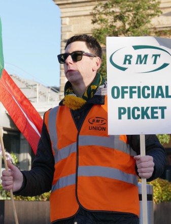 Rmt Union Members Official Picket Outside Editorial Stock Photo - Stock ...