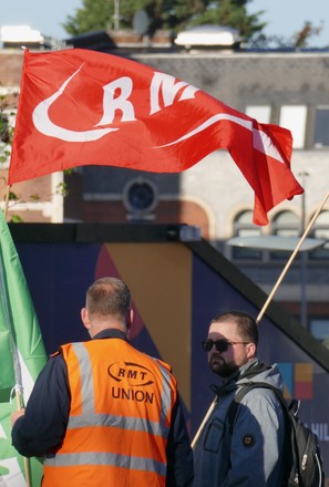 Rmt Union Members Official Picket Outside Editorial Stock Photo - Stock ...