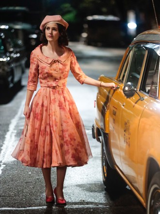'The Marvelous Mrs Maisel' on set filming, New York, USA - 07 Oct 2022 ...