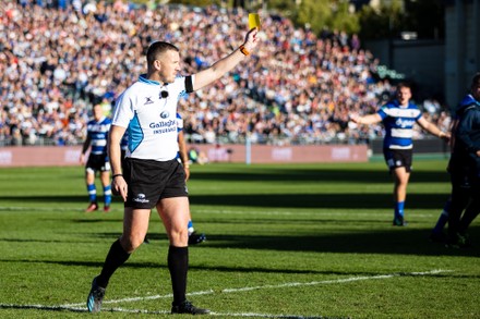 Todays Referee Tom Foley Shows Yellow Editorial Stock Photo - Stock ...