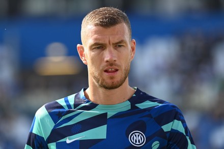 Edin Dzeko Inter Portrait Editorial Stock Photo - Stock Image ...