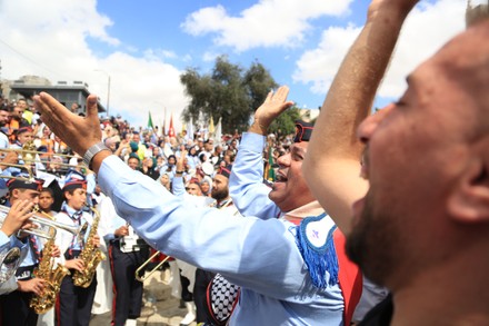 Palestinian Scouts Take Part Celebrations Marking Editorial Stock Photo ...