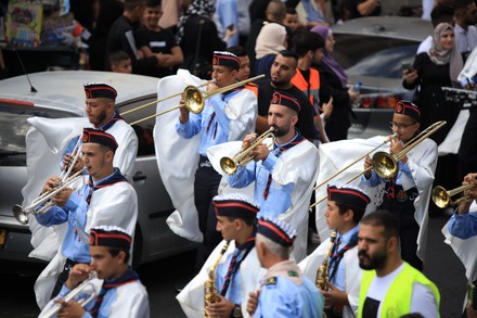 Palestinian Scouts Take Part Celebrations Marking Editorial Stock Photo ...
