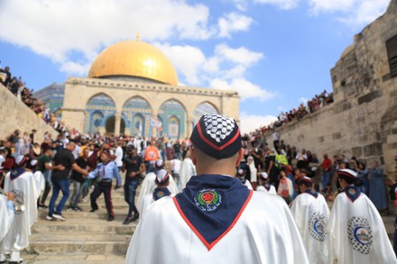 Palestinian Scouts Take Part Celebrations Marking Editorial Stock Photo ...