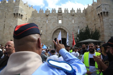 Palestinian Scouts Take Part Celebrations Marking Editorial Stock Photo ...
