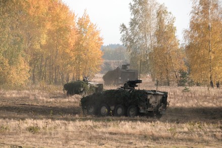 German Lithuanian Troops Their Armoured Vehicles Editorial Stock Photo ...