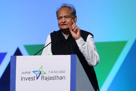 Rajasthan Chief Minister Ashok Gehlot Speaks Editorial Stock Photo - Stock Image | Shutterstock