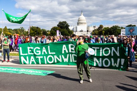 Members Rise Abortion Rights Protest Front Editorial Stock Photo ...