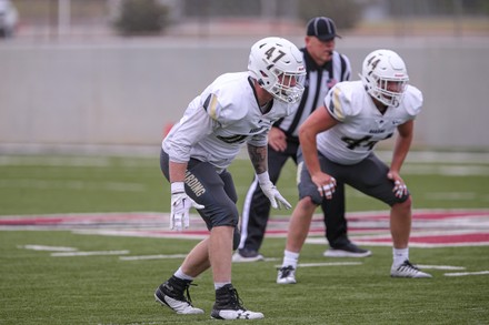Harding University Bisons Defensive Line Michael Editorial Stock Photo ...