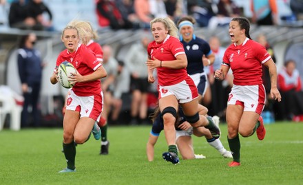 Hannah Jones Wales Tests Scottish Defence Editorial Stock Photo - Stock ...