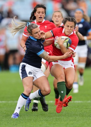 Hannah Jones Wales Tests Scottish Defence Editorial Stock Photo - Stock ...