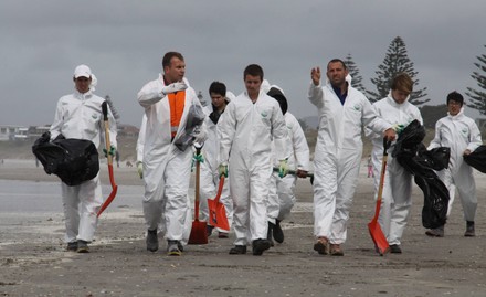 Cleanup Crews Hard Work Patrolling Cleaning Editorial Stock Photo ...