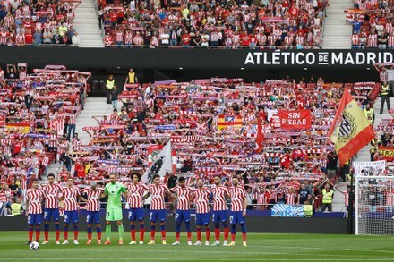 Atletico De Madrid Team Group Lineup Editorial Stock Photo - Stock ...