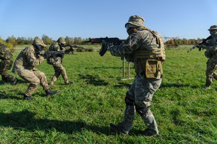 Civilians Learn How Shoot According Methodology Editorial Stock Photo ...